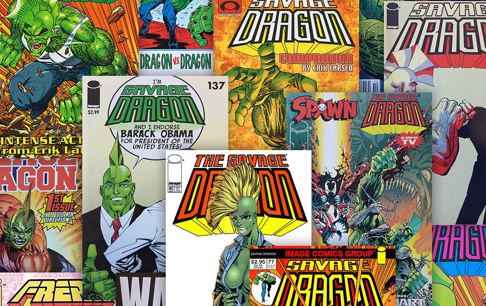 The Variant Covers Overview - Savage Dragon